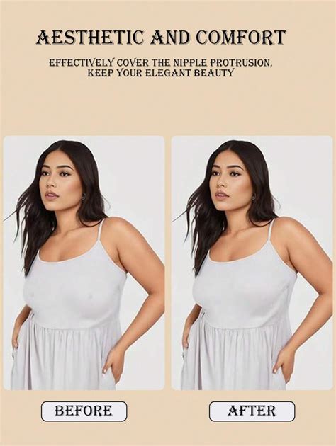 1 Pair Of Reusable Invisible Adhesive Nipple Covers For Swimsuits Bikinis And Dresses Which