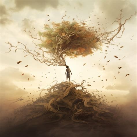 Premium Ai Image Transform Personal Struggles Into Powerful Visual Metaphor