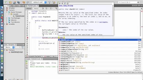 Tutorial Java Try Catch Block Youtube