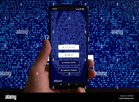 Midjourney On Screen Of Mobile Phone Artificial Intelligence For Generation Of Pictures And