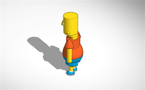 3d Design Bart Simpson Tinkercad