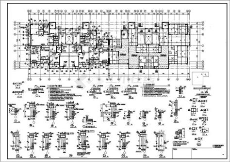 江苏 地上十五层剪力墙结构住宅楼结构施工图（高45米）土木在线