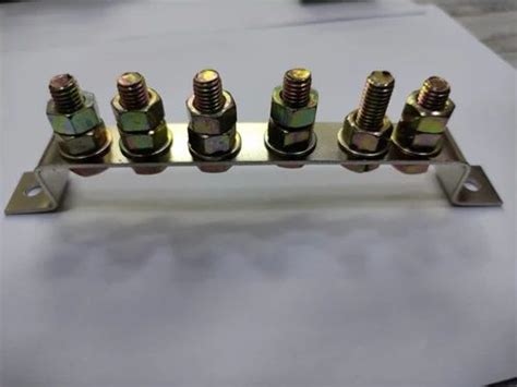 Bridge Shape Copper Terminal Block Earth Connector Grade C26000 Number Of Holes 6 At Rs 10