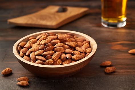 맥주 옆에 있는 아몬드 그릇 견과류 높은 해상도 마른 간식 배경 일러스트 및 사진 무료 다운로드 Pngtree