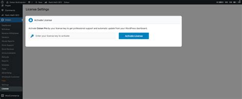 Dokan License Activation Guide To Activate Dokan Multivendor Plugin