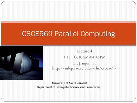 Csce569 Parallel Computing Ppt Download