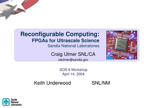 Ppt Reconfigurable Computing Fpgas For Ultrascale Science Sandia