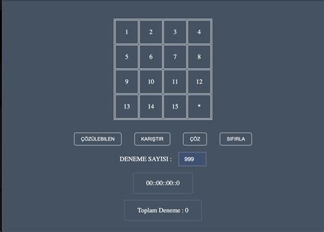 github ysfkaya n puzzle a star algorithm the implementation of a