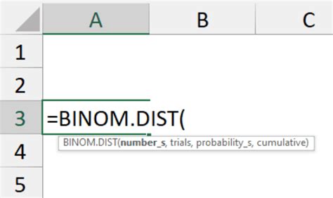 How To Calculate Binomial Probability In Excel With Examples Excel