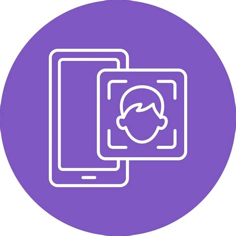 Premium Vector Face Scan Icon