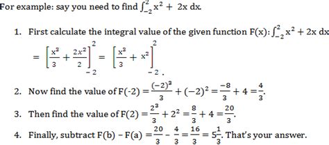 Definite Integrals