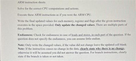 Solve For The Correct Cpu Computations And Actions