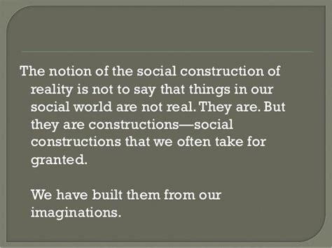 The Social Construction Of Reality