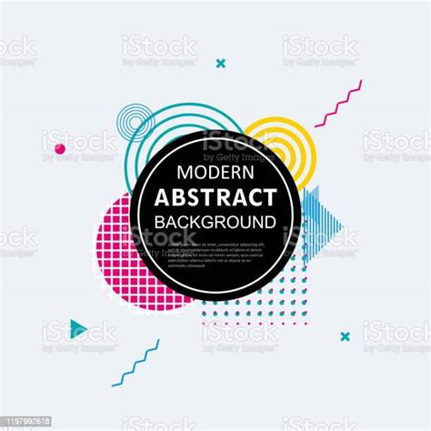 현대 기하학적 추상 적 패턴 색상 전체 디자인 사각형 배지 Eps 10 벡터 배경 현대 디자인 템플릿 커버 장식 브로셔 전단지에 사용합니다 0명에 대한 스톡 벡터 아트 및