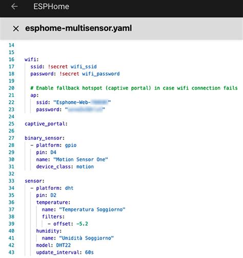 Esphome Configurazione Dht22 Mauro Alfieri Domotica Esp32