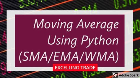 Moving Average Calculation Using Python Upstox Api Sma Ema Wma