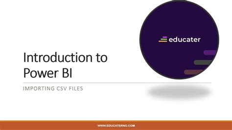 06 Importing Csv Files Into Power Bi Youtube