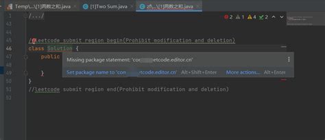 双击题目生成的文件缺少package · issue 295 · shuzijun leetcode editor · github