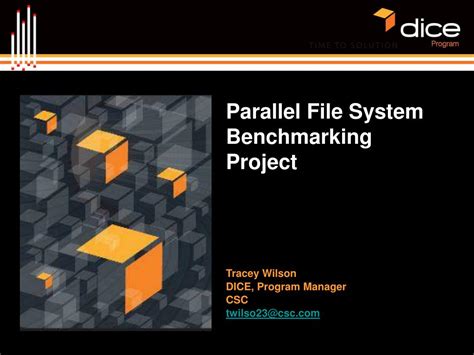 PPT Parallel File System Benchmarking Project PowerPoint Presentation ID