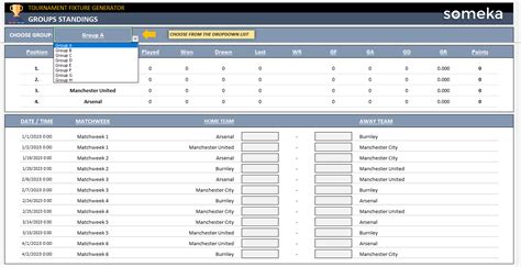 Heartwarming Tips About Fixture Generator Excel Pushice