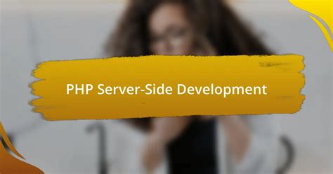 Php Server Side Development Quiz Sg