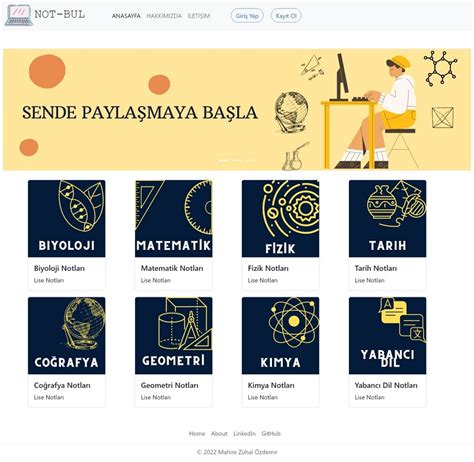 Github Mahirezuhalozdemir Webproject Notbulsite
