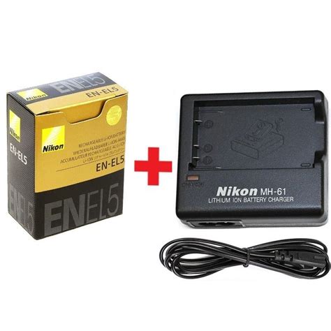 Батарея NIKON EN-EL5 + зарядка NIKON MH-61 - купить с доставкой по ...
