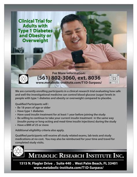 Type 1 Diabetes Surpass Study West Palm Beach Florida