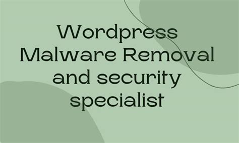 Wordpress Malware Removal Virus Remove Fix Redirecting And Wordpress Security By Wpmaster Pro