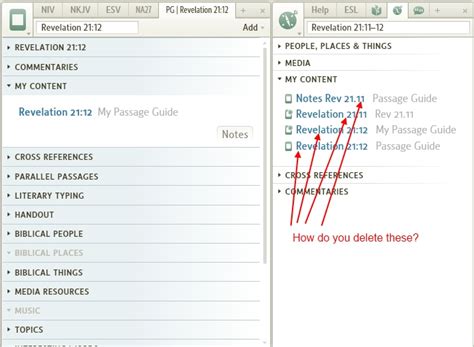 Deleting Passage Guide Notes Logos Community