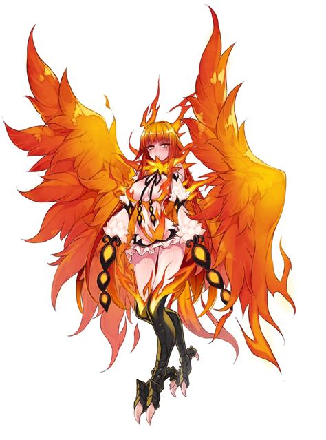 Phoenix Monster Girl Encyclopedia Drawn By Kenkou Cross Danbooru