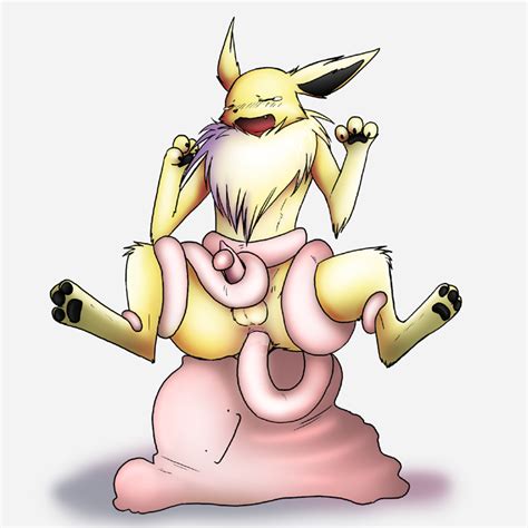 Rule 34 Anal Anal Sex Balls Closed Eyes Ditto Eeveelution Furry Jolteon Male Ambiguous