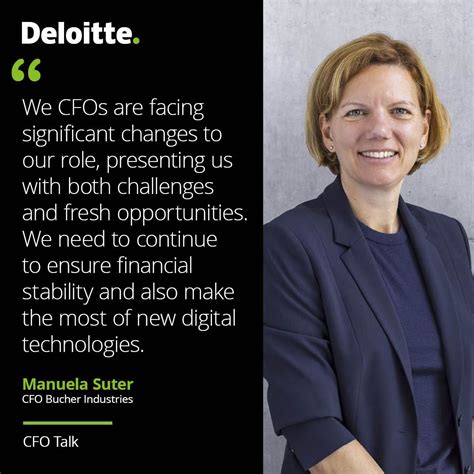 Meet Manuela Suter Bucher Industries Cfo Deloitte Posted On The Topic Linkedin