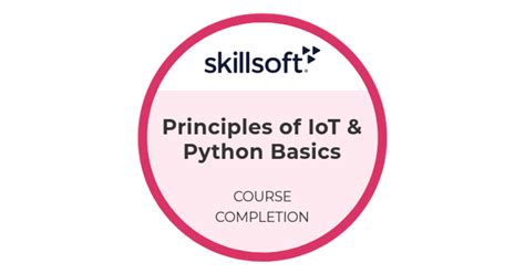 Amit Lokare On Linkedin Principles Of Iot And Python Basics • Amit Lokare • Skillsoft® Digital