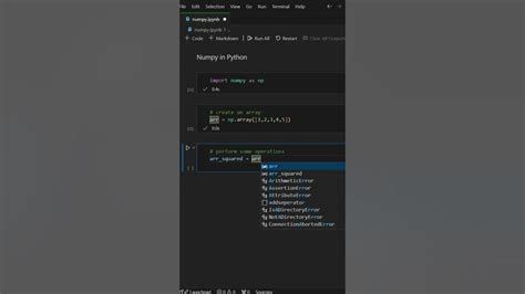 Numpy In Python Forr Beginners Ytshorts Youtubeshorts Shorts Viralshorts Youtube