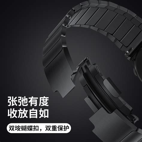 华为gt4表带gt3非凡大师gt2pro保时捷gt2不锈钢watchbuds金属watch4荣耀magic男watch3小米s2手表color