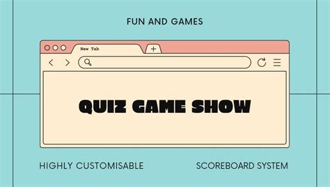 Virtual Quiz Game Highly Customizable Quiz Game Show Powerpoint Template Fun And Engaging