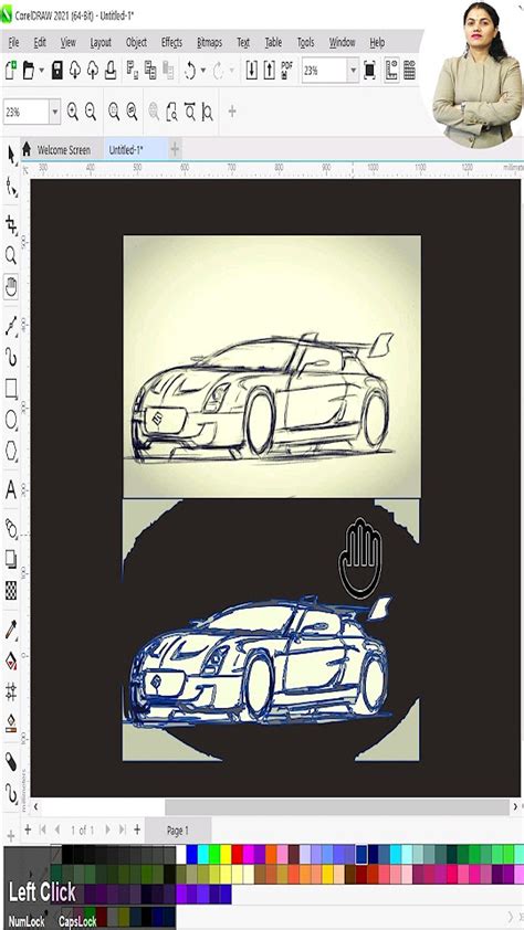 Centerline Tracing In Coreldraw Youtube