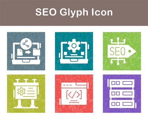 SEO Vector Icon Set 21124306 Vector Art At Vecteezy