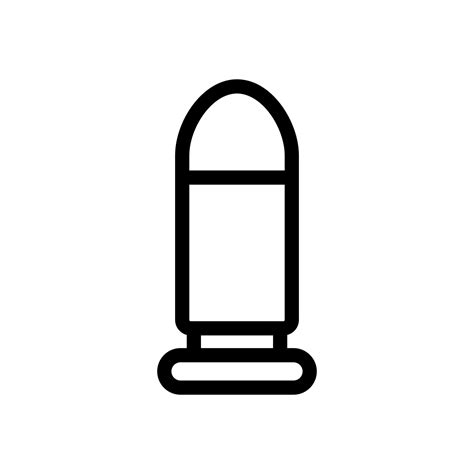 Bullet Icon Vector Isolated Contour Symbol Illustration 9985916 Vector Art At Vecteezy