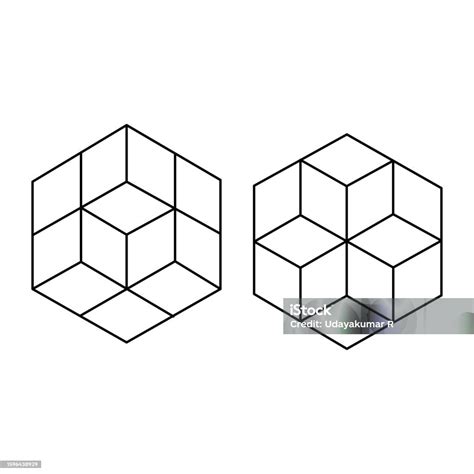 Isometric Cubes 3d Shapes Cube Icon In Trendy Design Vector Vector Illustration On White