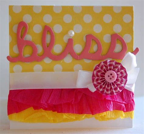 Technique Week Crepe Paper Ruffles Crepe Paper Cardmaking Paper Crafts