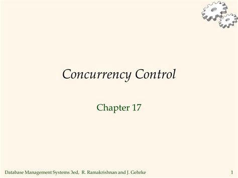 PPT Concurrency Control PowerPoint Presentation Free Download ID