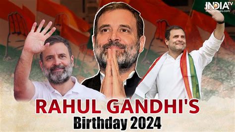 Rahul Gandhis Birthday 2024 Reflecting On The Congress Leaders Early