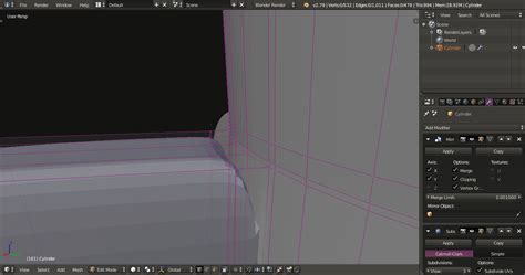 Modeling Subsurface Modifier Creates Gaps On Extrude Blender Stack