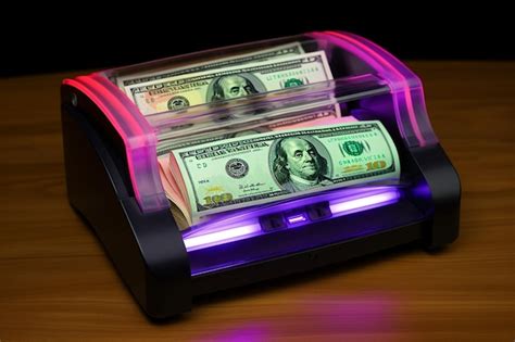 A Uv Light Used For Counterfeit Detection Premium Ai Generated Image