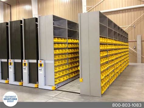 Industrial High Density Mobile Shelving