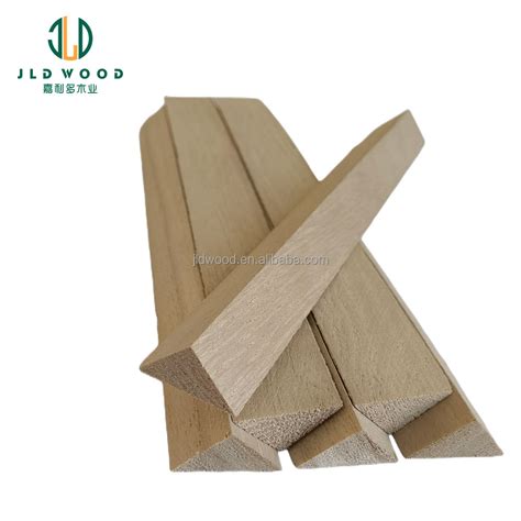 Profile Customized Solid Wood Triangle Strips Chamfer Stripconstruction Timber Fillets