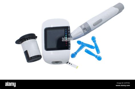 Diabetes Test Kit With Glucose Meter Reader Lancet Pen Device Glucose