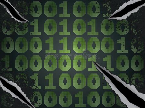 Binary Computer Code Stock Vector Illustration Of Cyberspace 103467286